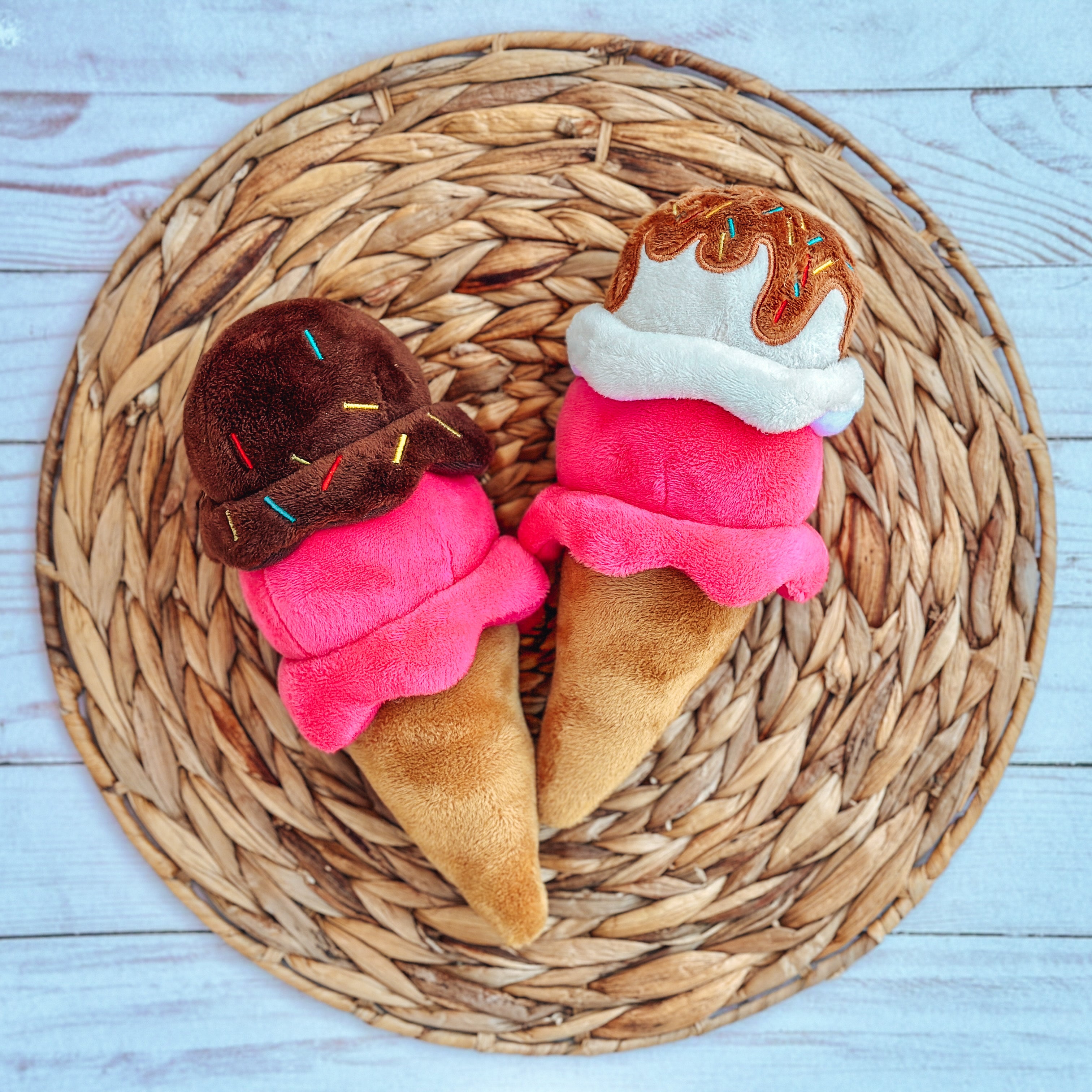 Ice Cream Squeaky Toy – Mighty Pooch, LLC